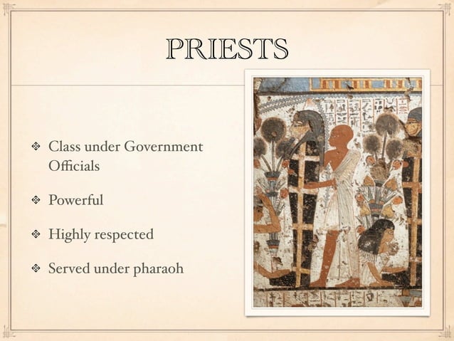 Egyptian Social Classes | KEY