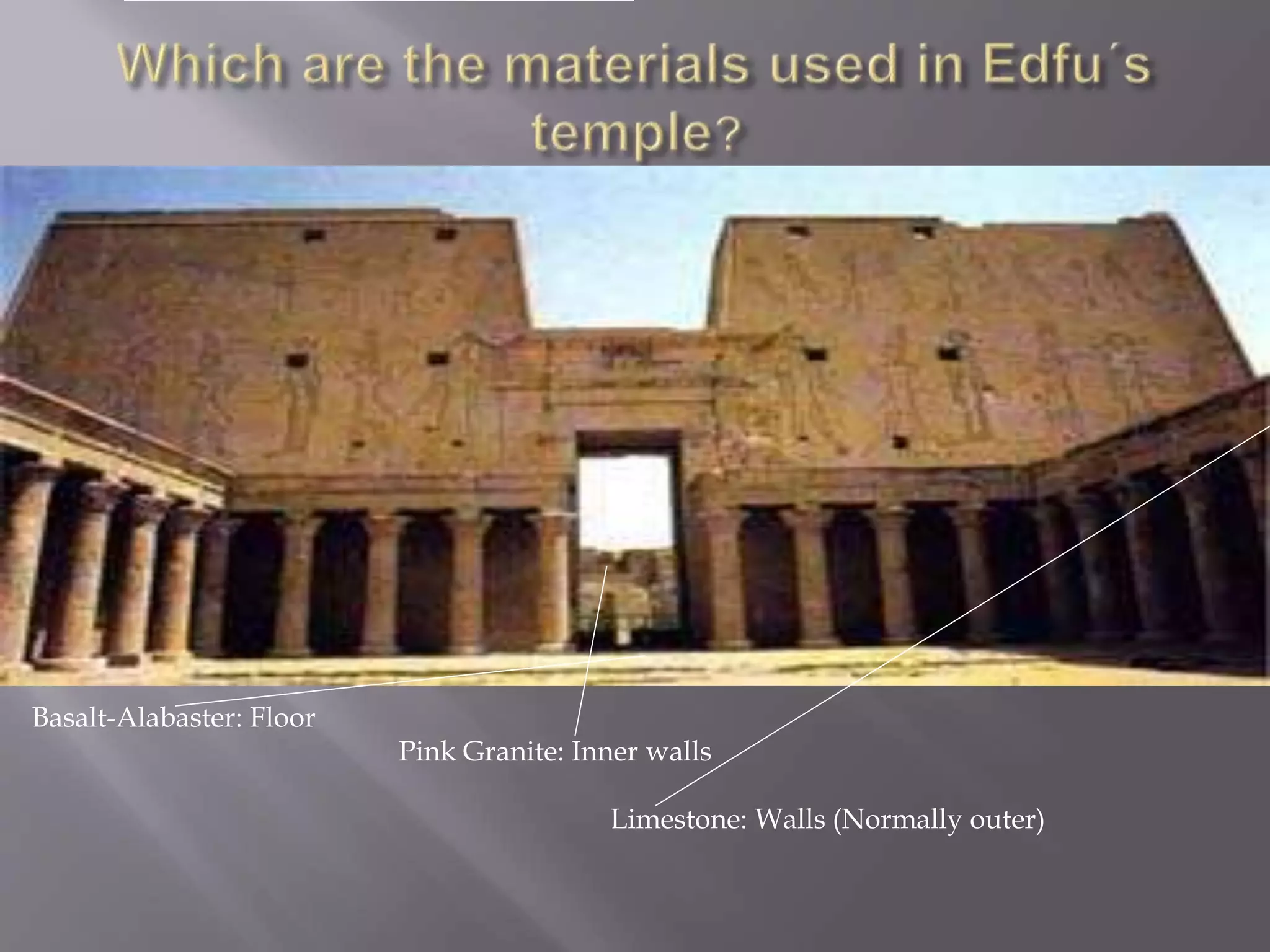 Egyptian temple edfu | PPTX