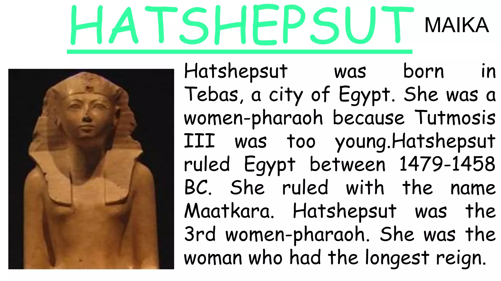 Egyptian women | PPTX