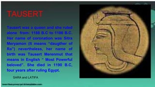 Egyptian women | PPTX