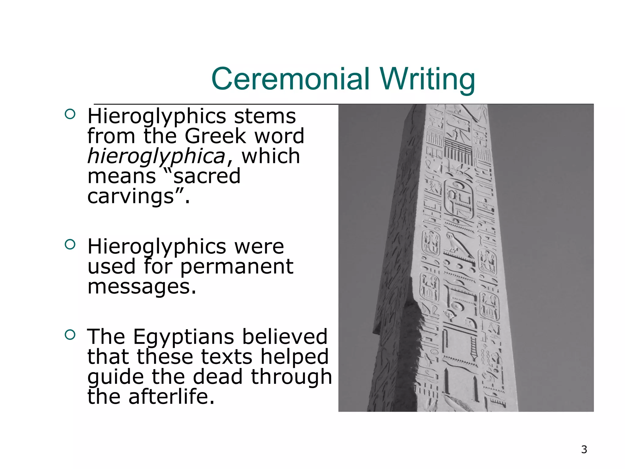 Egyptian writing | PPT