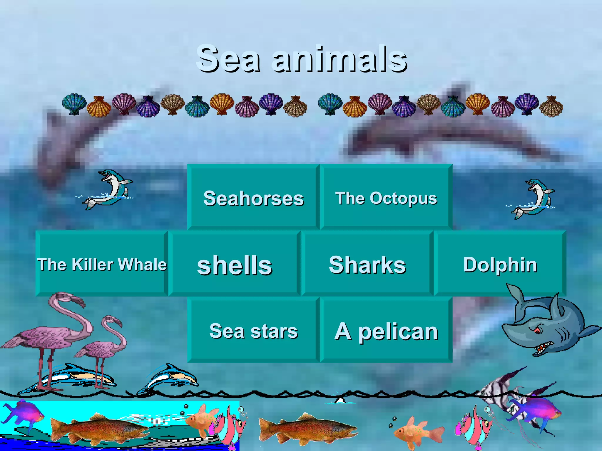 LESSON //Sea animals | PPT