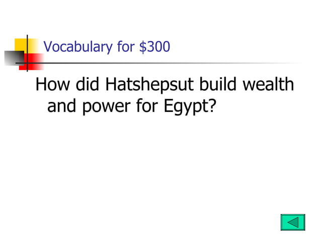 Ancient Egypt Jeopardy | PPT