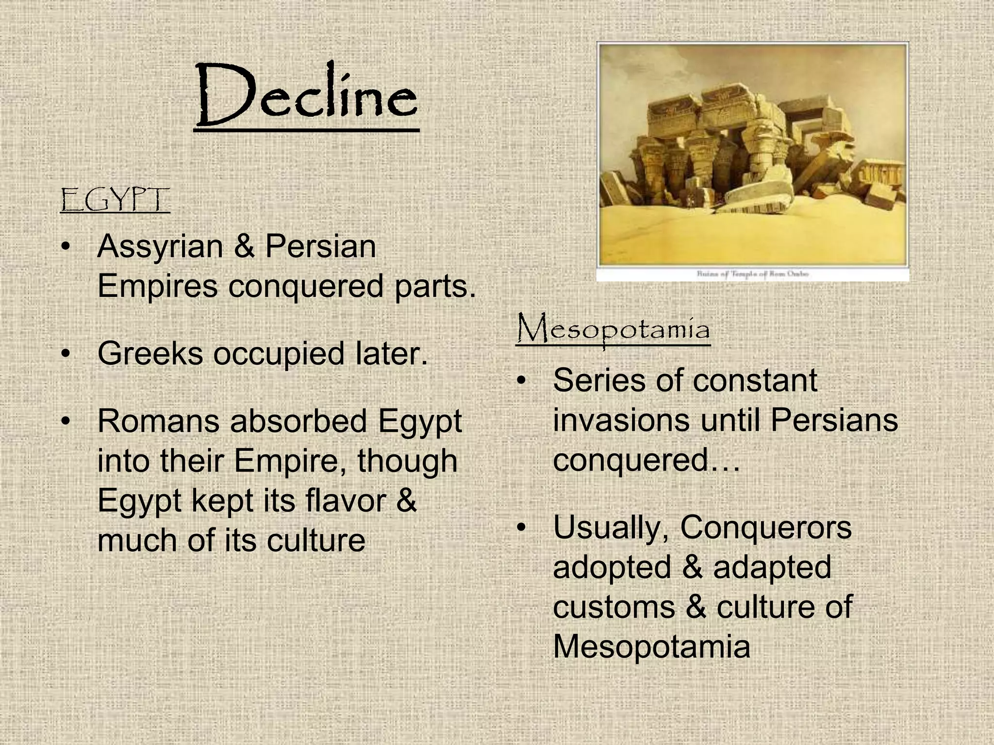 Egypt mesopotamia comparison 2014 | PPTX