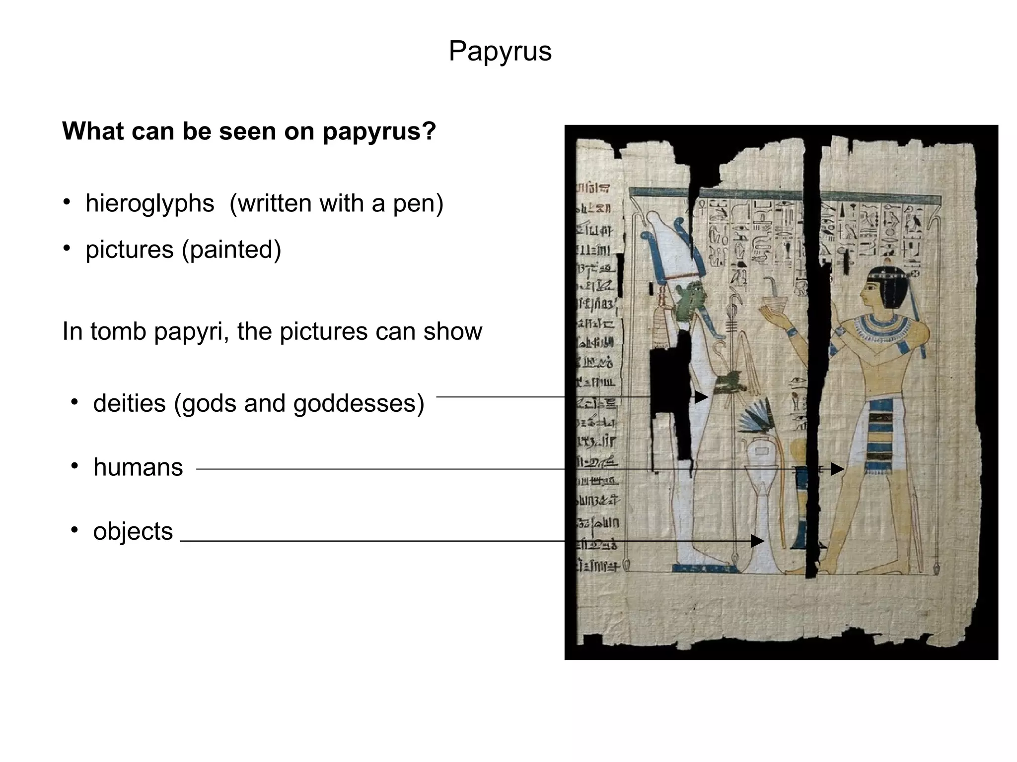 Egypt Papyrus Slideshow Ks2 | PPT