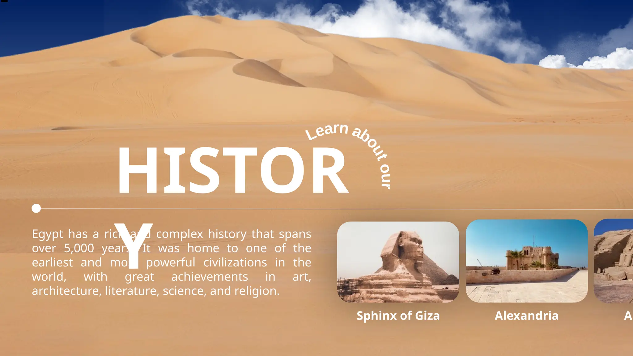 Egypt+PowerPoint+Morph+Animation+Orange+variant.pptx