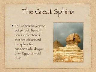 Egypt presentation 4th grade | KEY