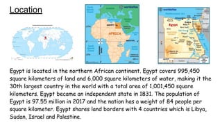 Presentation on Egypt | PDF