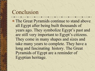 Egypt pyramids | PPT