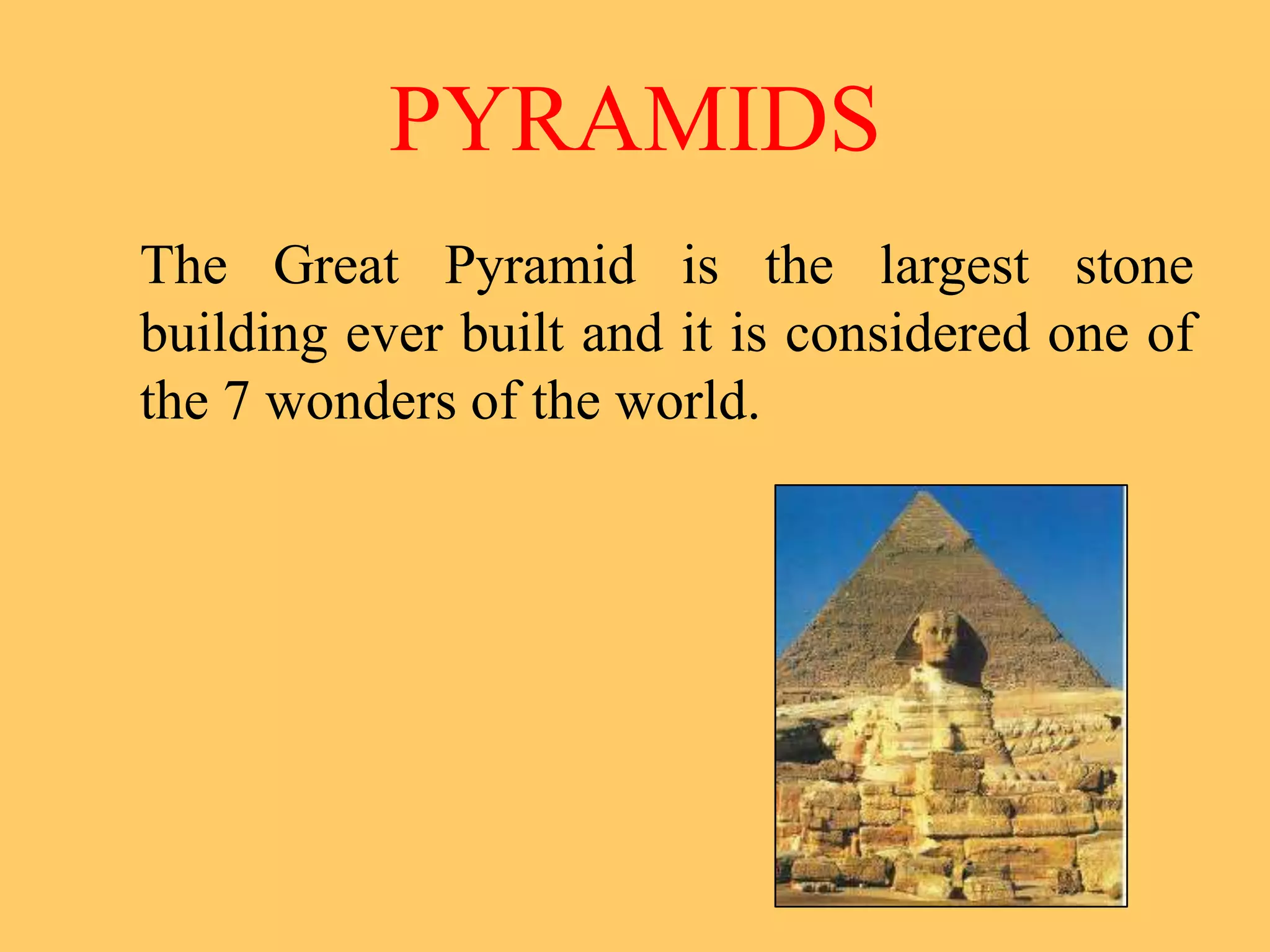 Egypt pyramids and mummies | PPSX