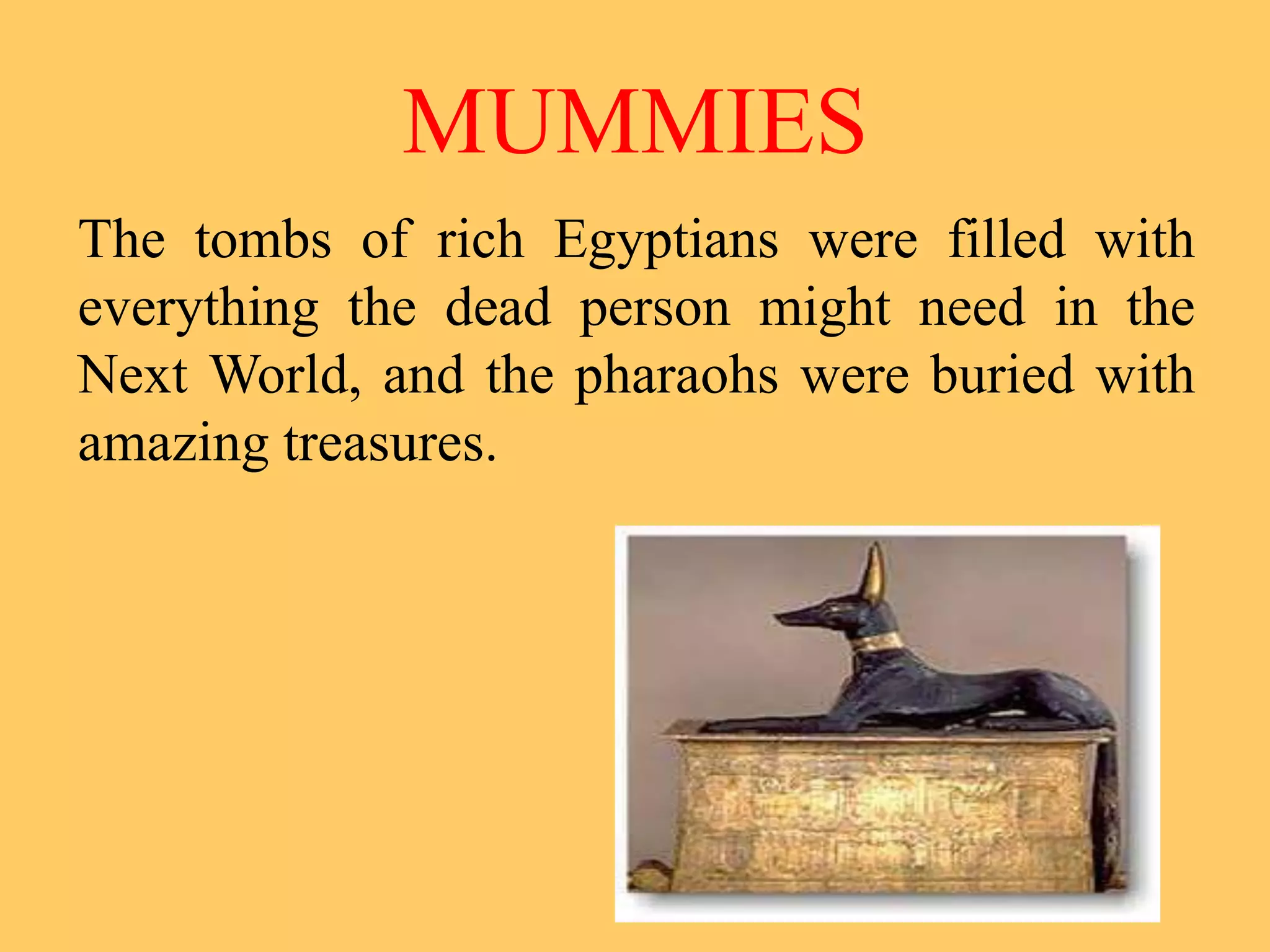 Egypt pyramids and mummies | PPSX