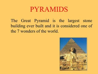 Egypt pyramids and mummies | PPSX