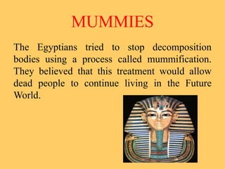 Egypt pyramids and mummies | PPSX