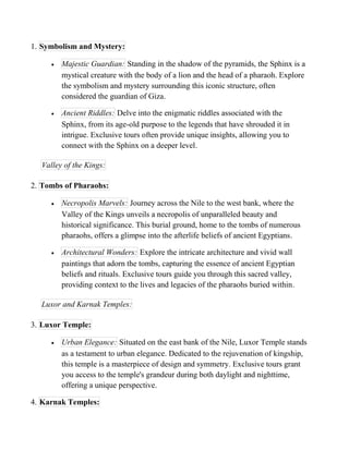 Egyptian Marvels Await: In the World of Eye-Opening Heart, Never Think ...