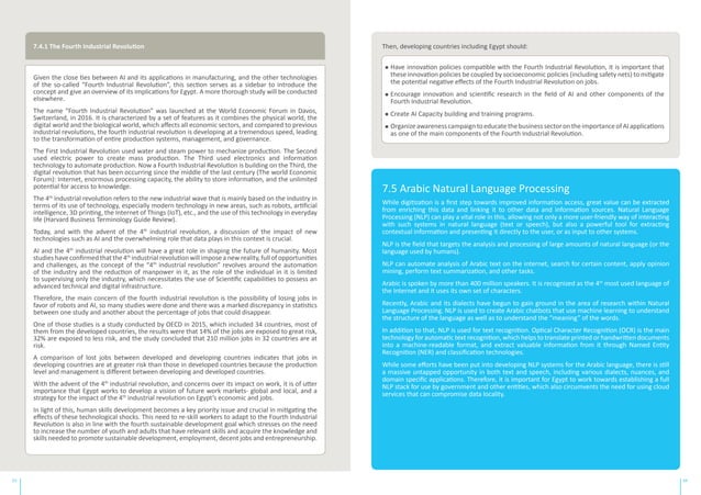 Egypt's National Artificial Intelligence Strategy | PDF | Technology Industry | Industries