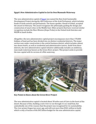 Egypt’s New Administrative Capital to Get Its Own Manmade Waterway .pdf