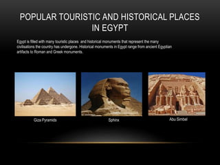 Egypt - Legacy of the Country | PPTX | Africa Travel | Travel Locations
