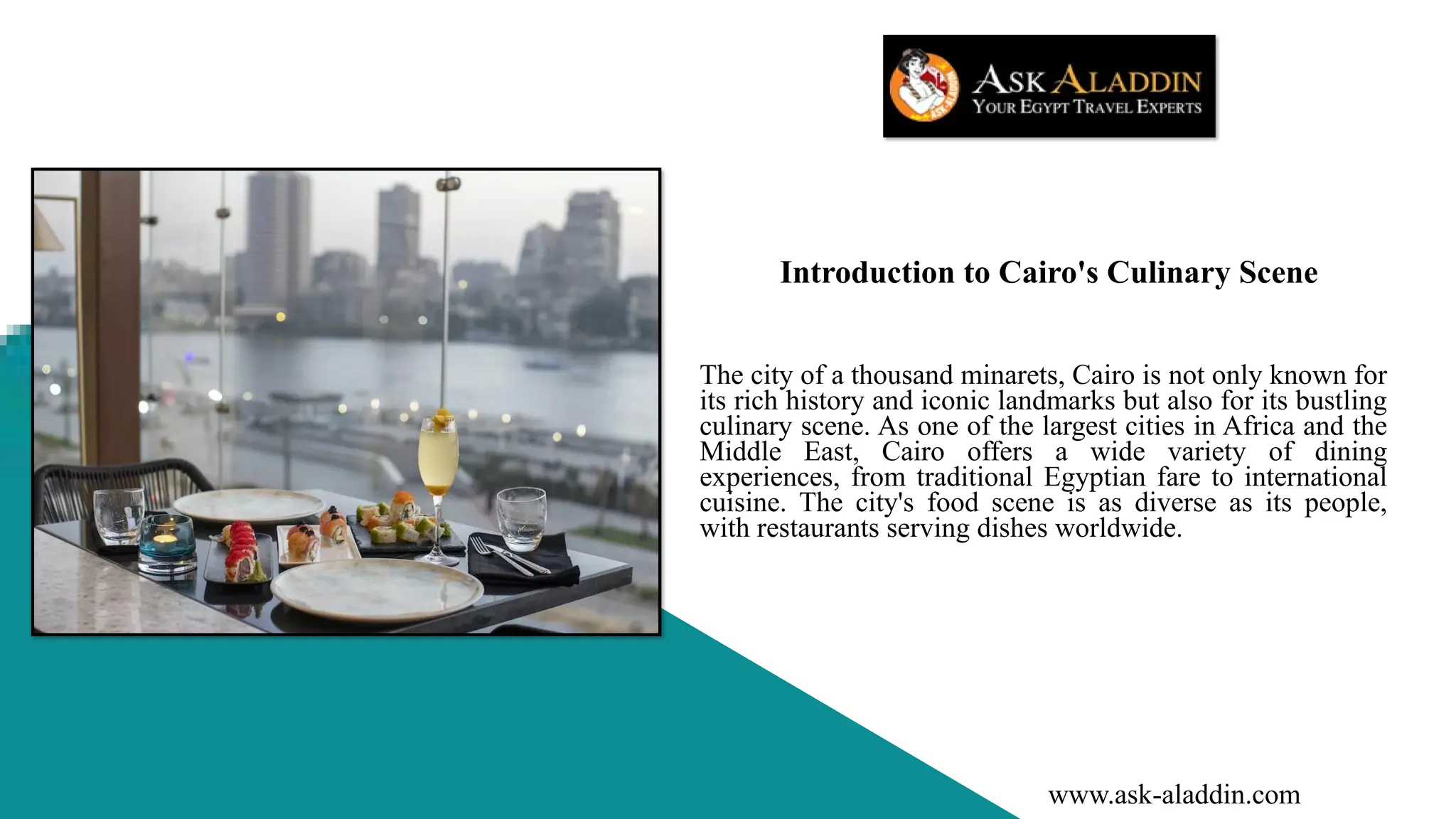 Egypt travel: Top 7 restaurants in Cairo | PPTX