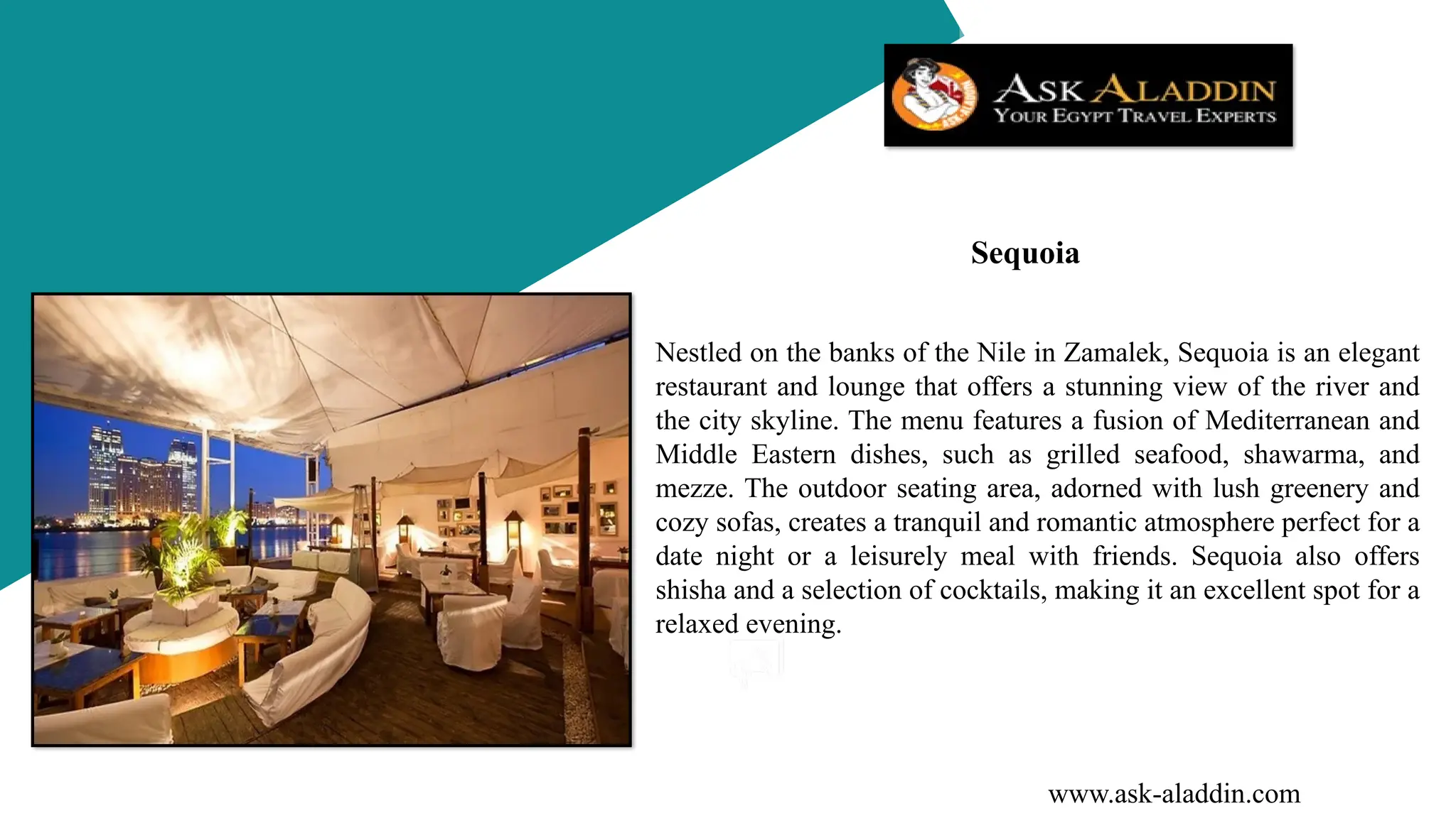 Egypt travel: Top 7 restaurants in Cairo | PPTX