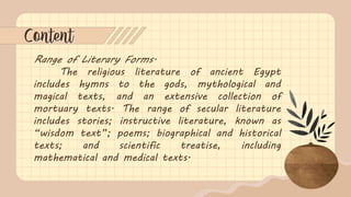 Egytian Literature PPT.pptx