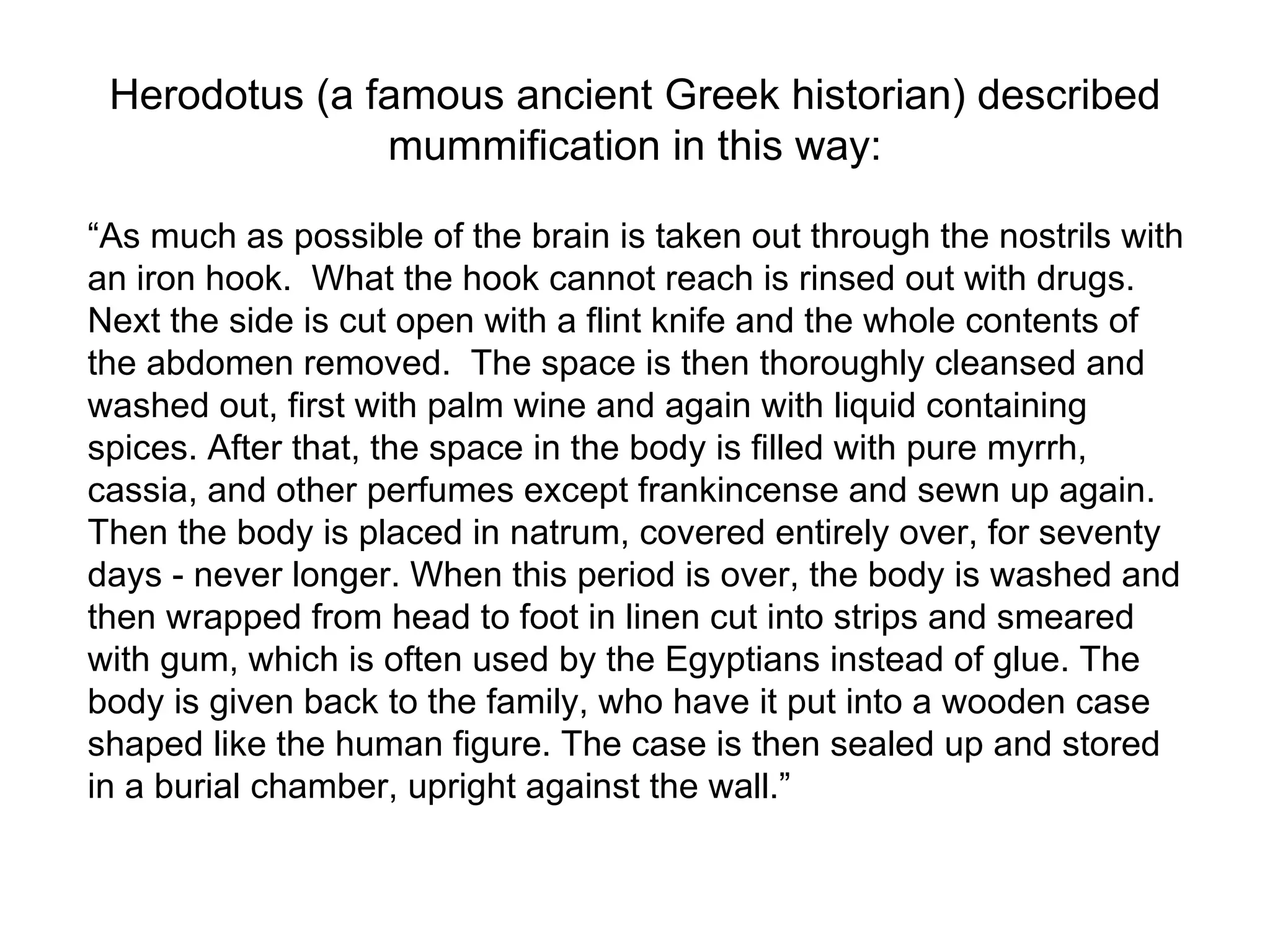 Egyt mummification slideshow_ks2 | PPT