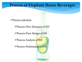 Operation Management at Elephant House | PPTX