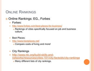 Eh 300 City profile | PPTX