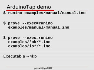 TDD in deeply embedded system (Arduino) with TAP | PDF | Programming Languages | Computing