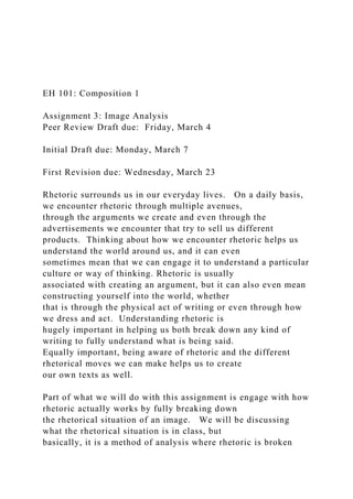 EH 101 Composition 1 Assignment 3 Image Analysis Pe.docx