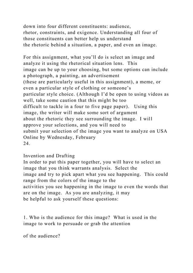 EH 101 Composition 1 Assignment 3 Image Analysis Pe.docx | Educational ...