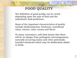 EH 1 Food quality control (8.9.15).pptx | Digestive Disorders ...