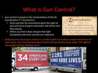 Is Gun Control A Public Health Issue | PDF