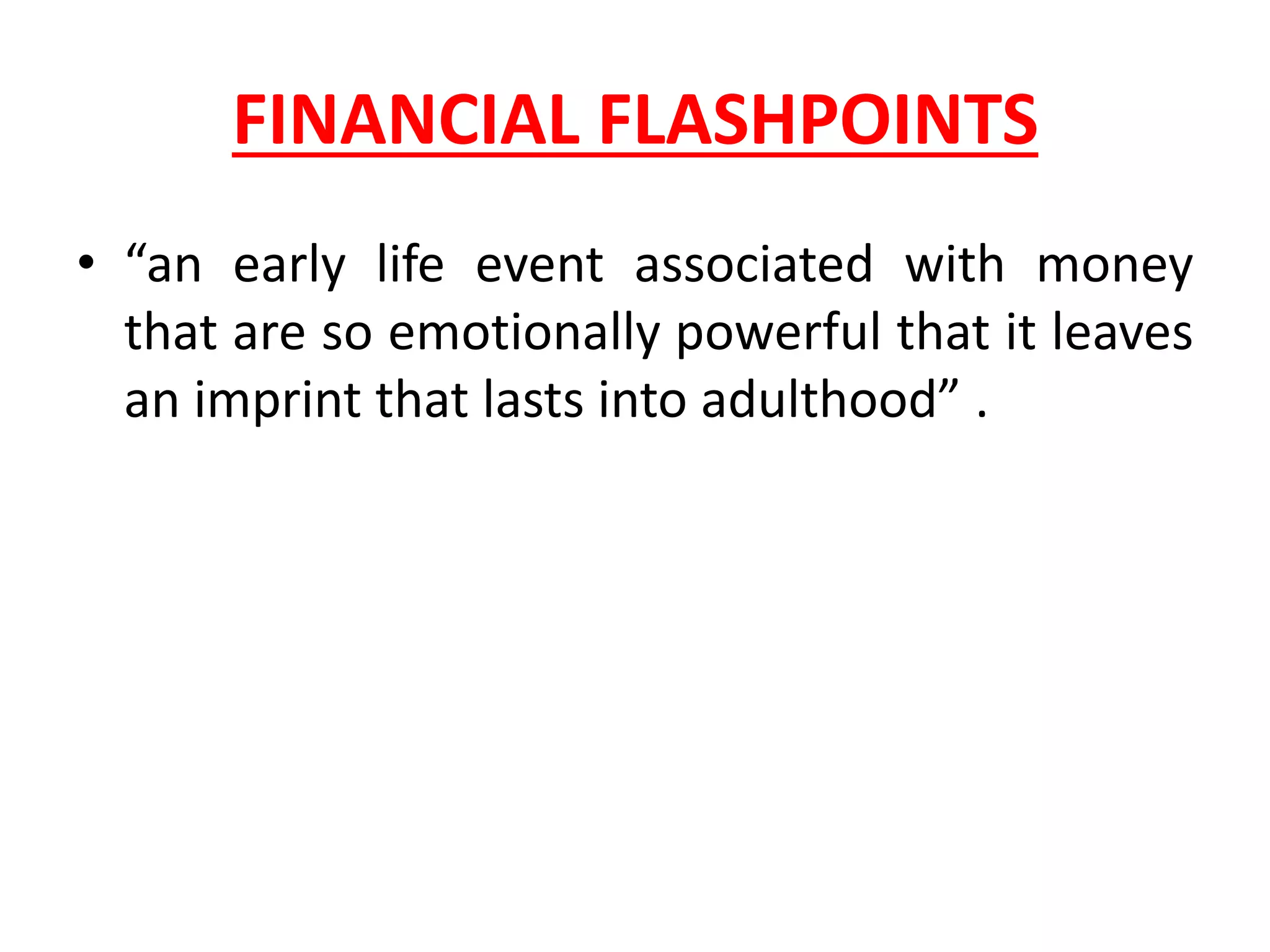 what is your money scripts? cognitive behavioral financial therapy. | PPTX