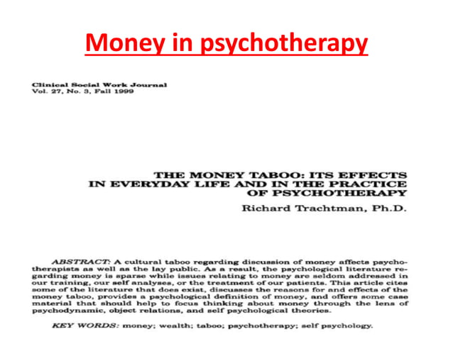 what is your money scripts? cognitive behavioral financial therapy. | PPT