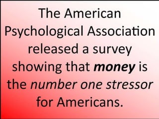 what is your money scripts? cognitive behavioral financial therapy. | PPTX