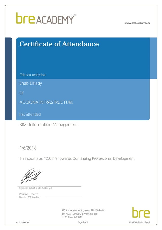 BRE Academy - BIM: Information Management | PDF