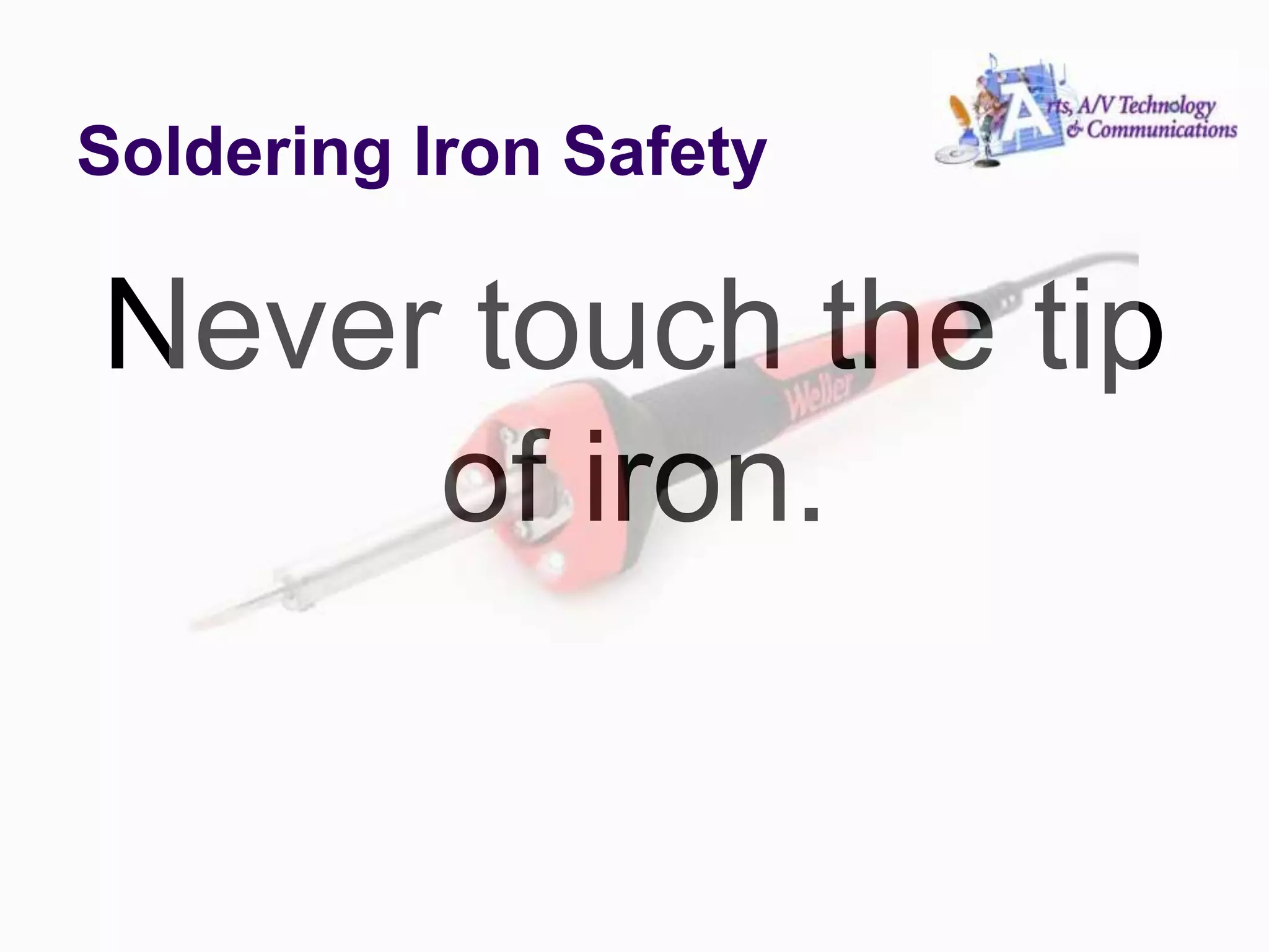 Soldering 101: Safety | PPTX