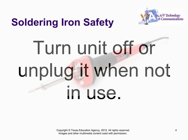 Soldering 101: Safety | PPTX | Desktop Publishing | Computer Software ...