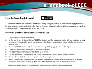 eHandbook ECC | PPT