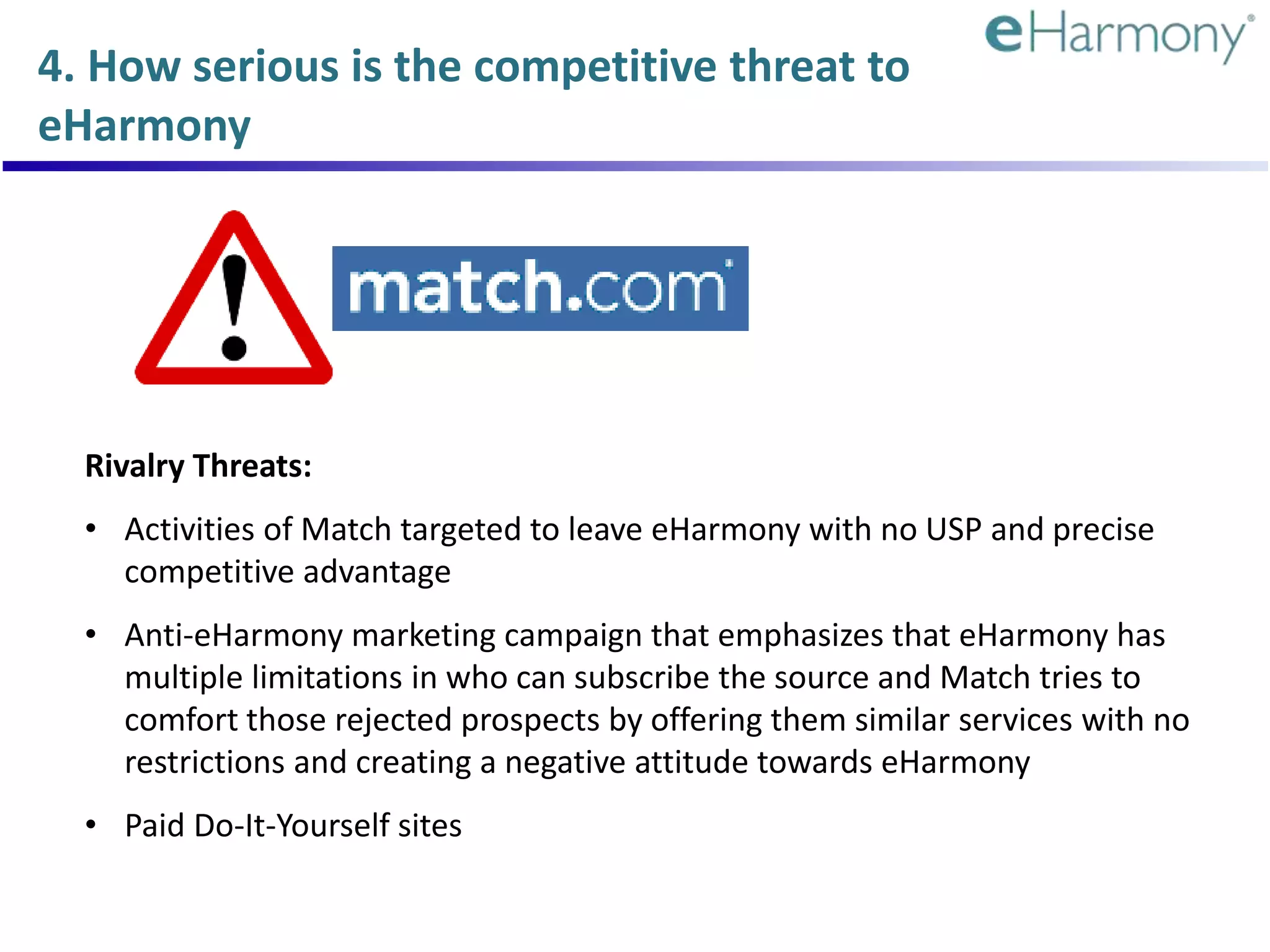 EHarmony dating service business case | PPTX