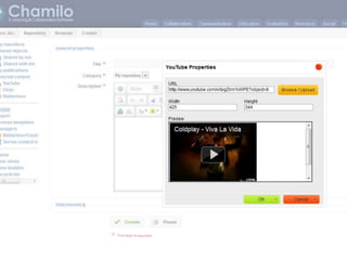 Chamilo 2 Deluxe: Integratie met Externe Databanken | PPT