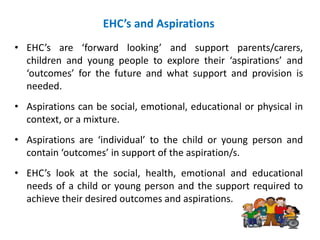 Education, Health and Care Plans Workshop | PPTX