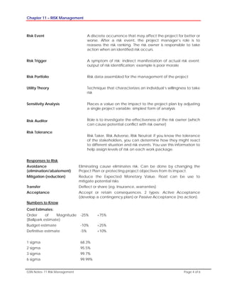 11 risk management | PDF