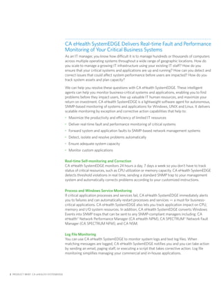 Ehealth systemedge-product-brief-us | PDF | Operating Systems ...