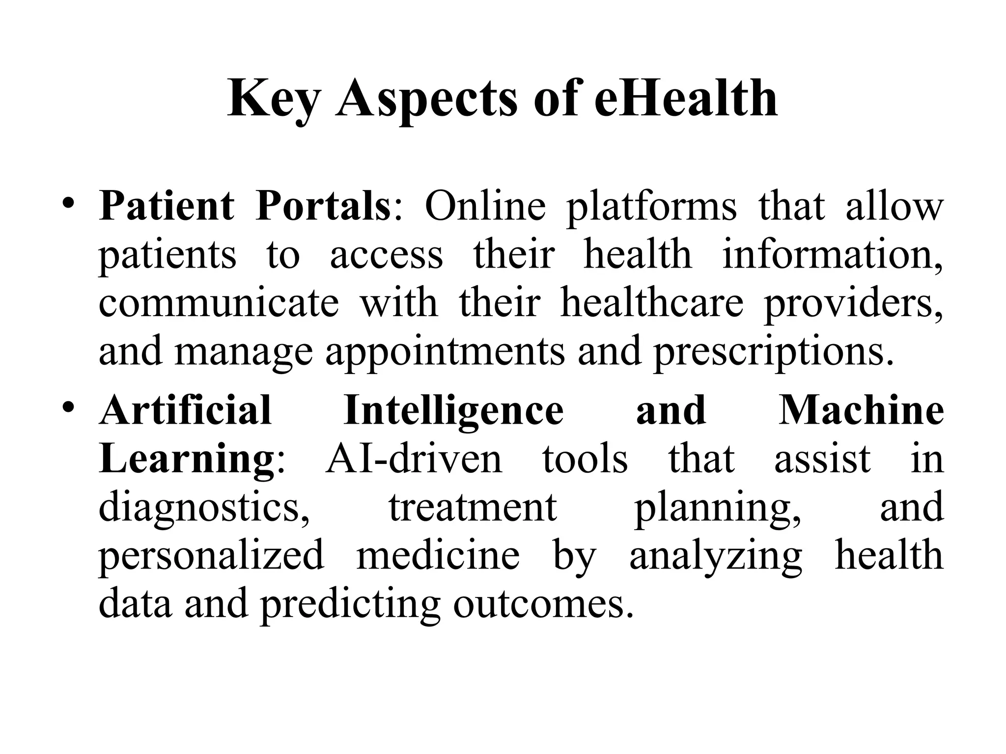 eHealth - Telemedicine concept and its benefits | PPT