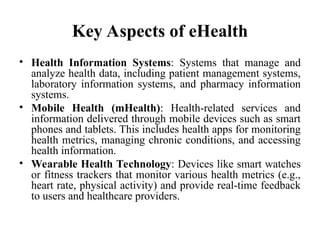 eHealth - Telemedicine concept and its benefits | PPT