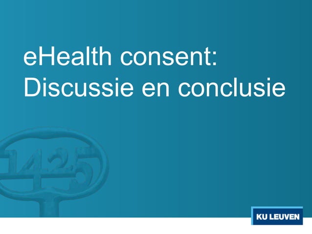 Ehealth consent procedure liesa claire-leen-jolien | PPT