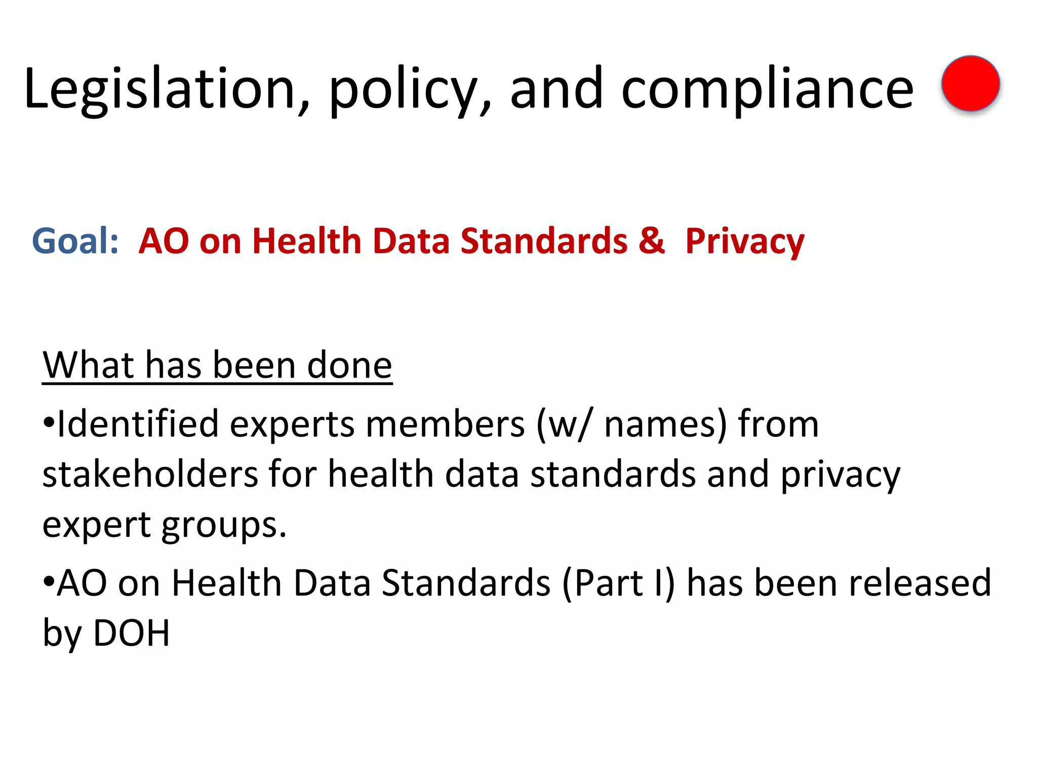 The Philippines eHealth Strategic Framework and Plan (Updates as of May ...