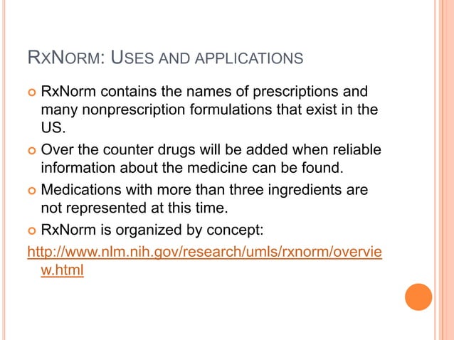 Rx Norm | PPTX