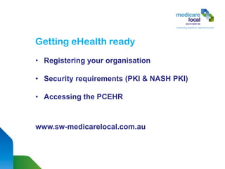 E health registration next steps | PPTX